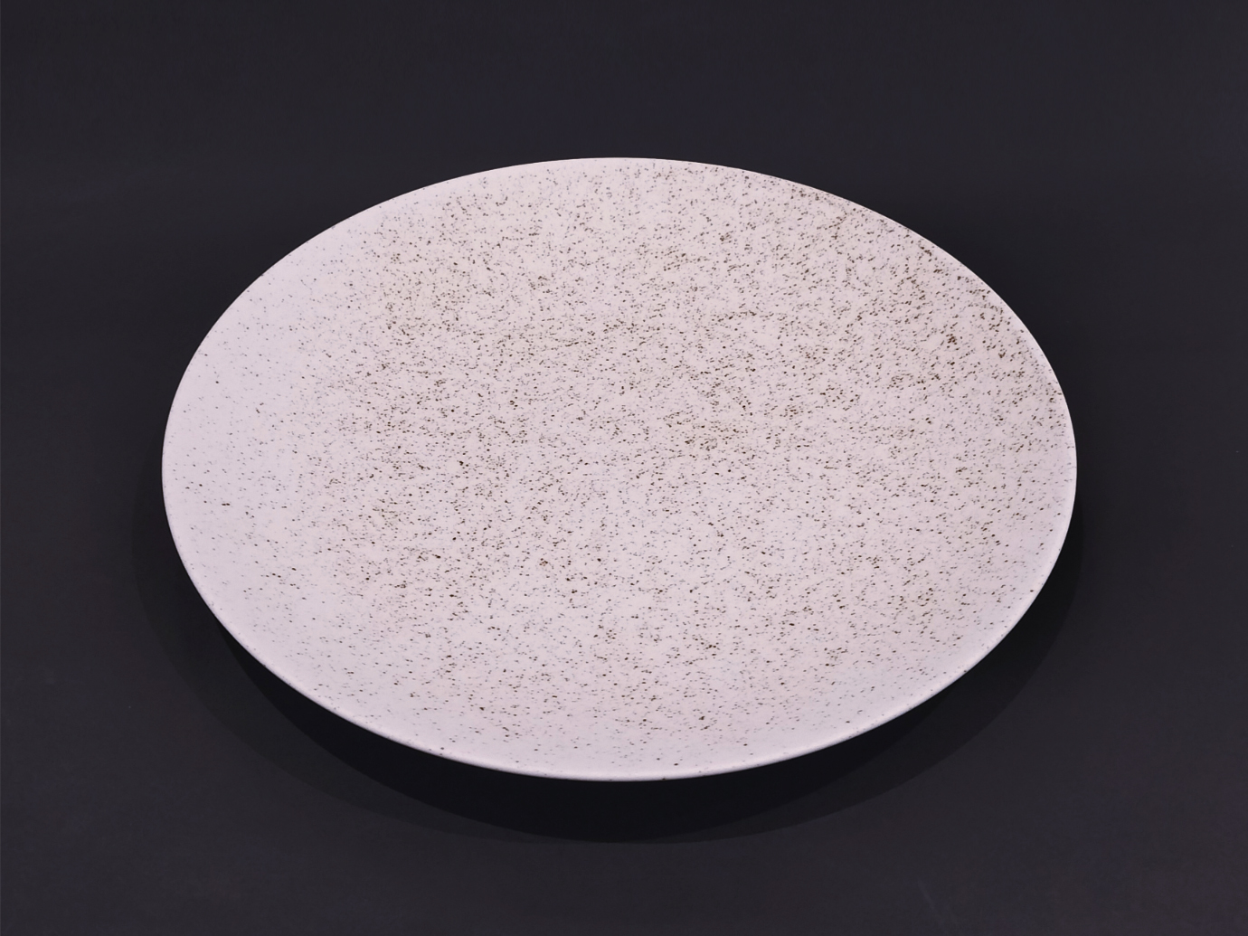 Mark plate 19.5㎝ Nashiji White | CRAFTAL